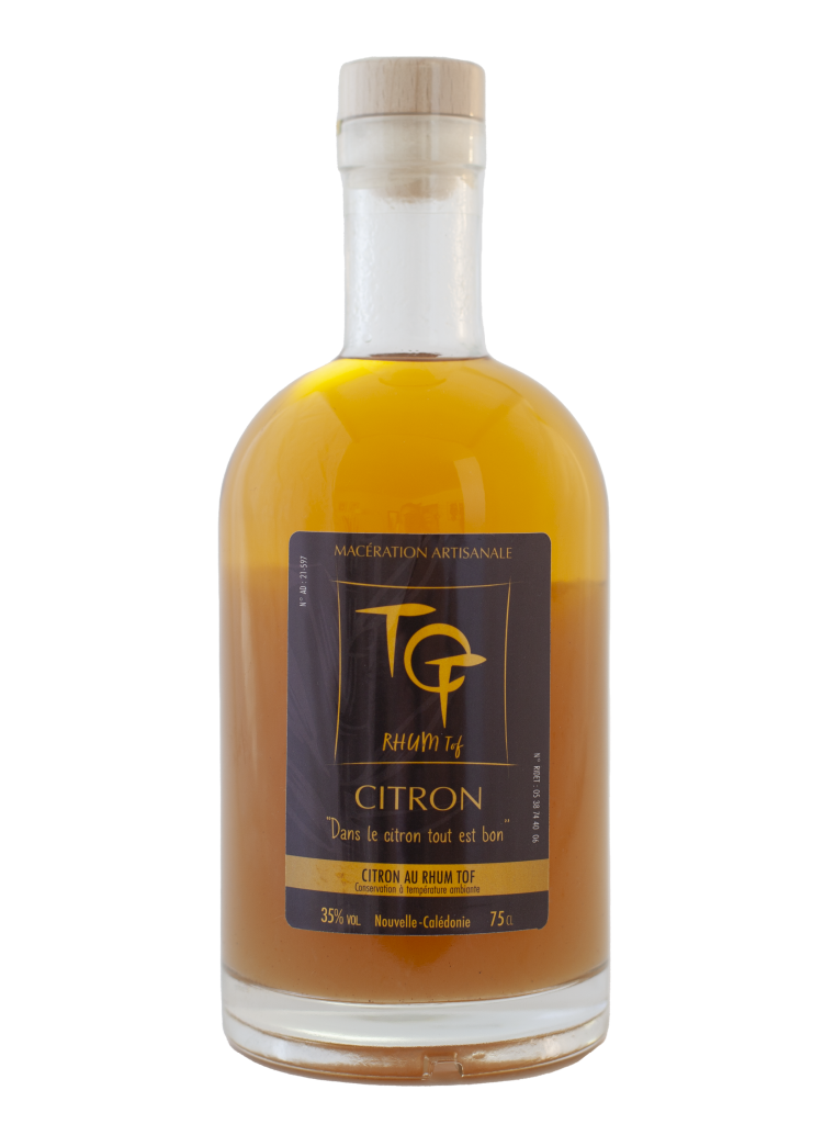 RHUM CITRON 75CL - La Cave du Château